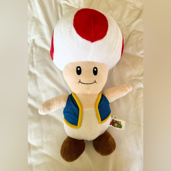 Toys | Large Super Mario Toad Nintendo Good Stuff Plush Stuffed Toy ...